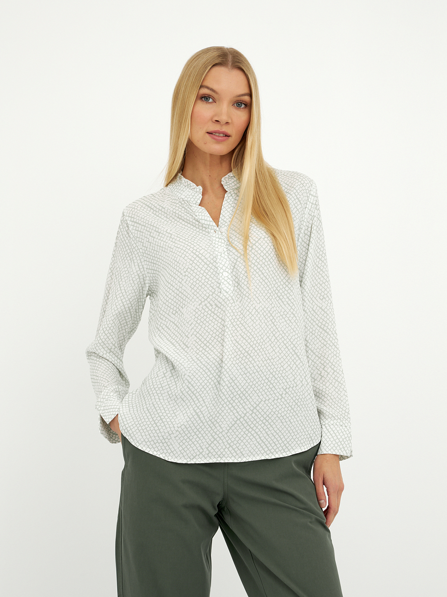 Купить рубашка женская из вискозы с принтом D42CA601F-31W в официальном ...