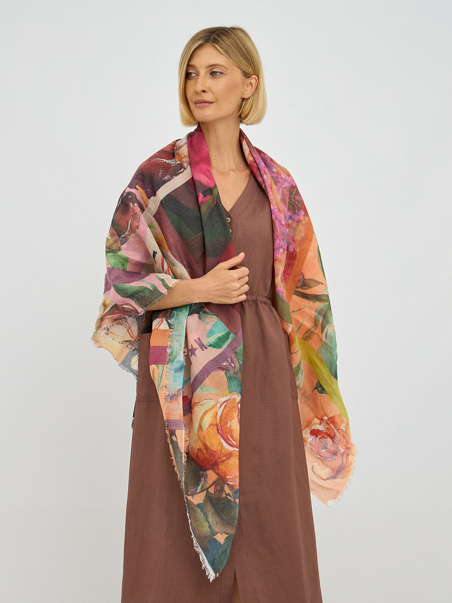 шарф цветной из модала C713 - купить в официальном интернет-магазине ...